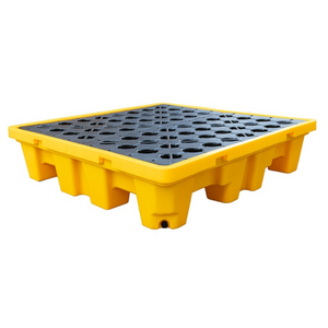 Premium 4 Drum Bunded Pallet with DRAIN