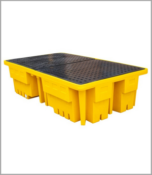 Double IBC Bunded Pallet with Drain | Best Bunding
